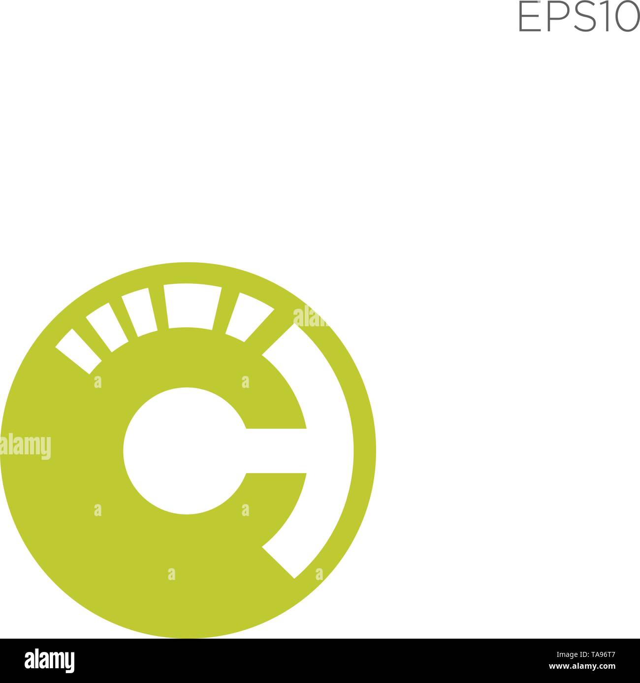 c logo minimal vector icon element isolated - vector Stock Vector Image ...