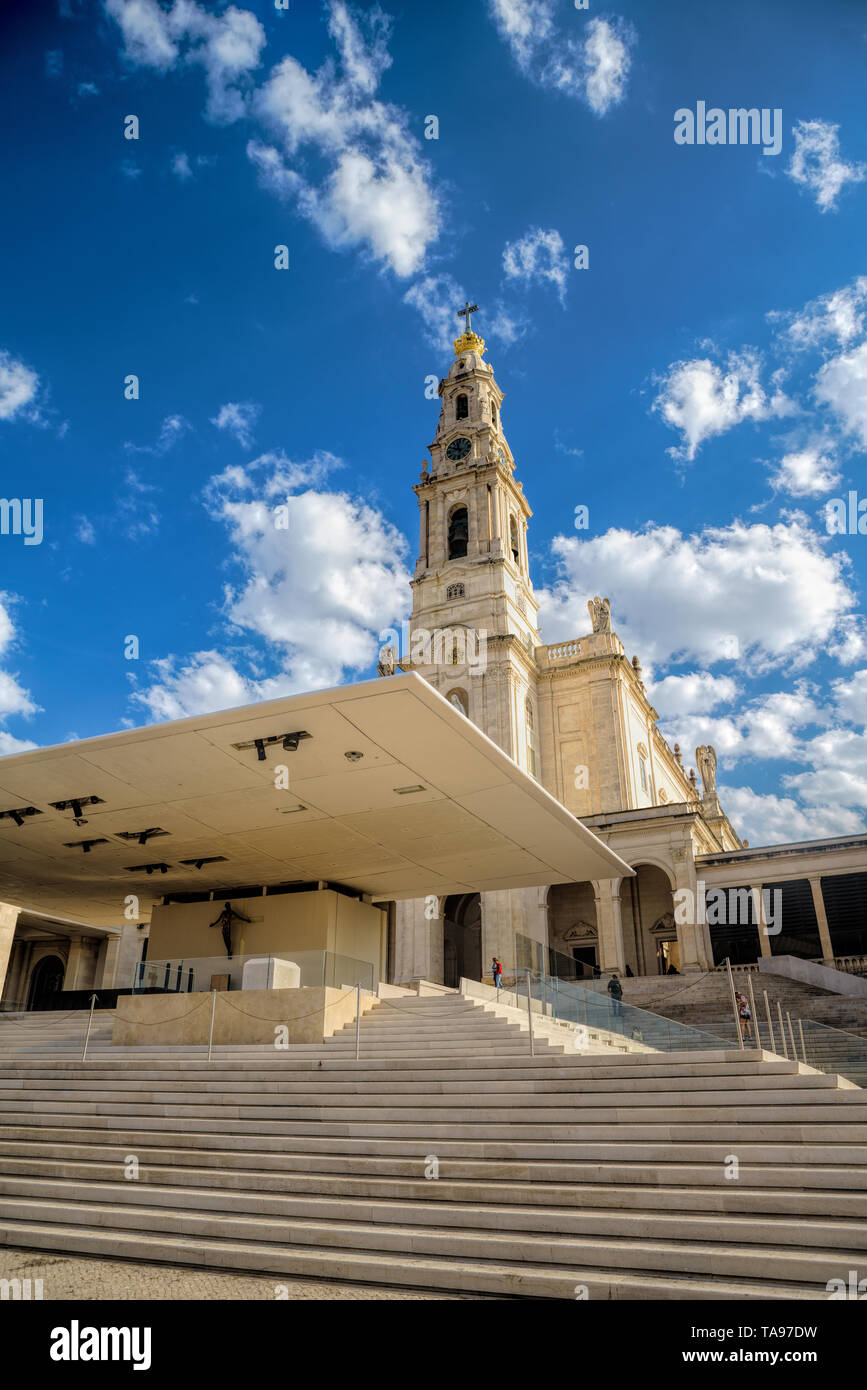 Portugal, City Fatima - Catholic pilgrimage center. The magnificent ...