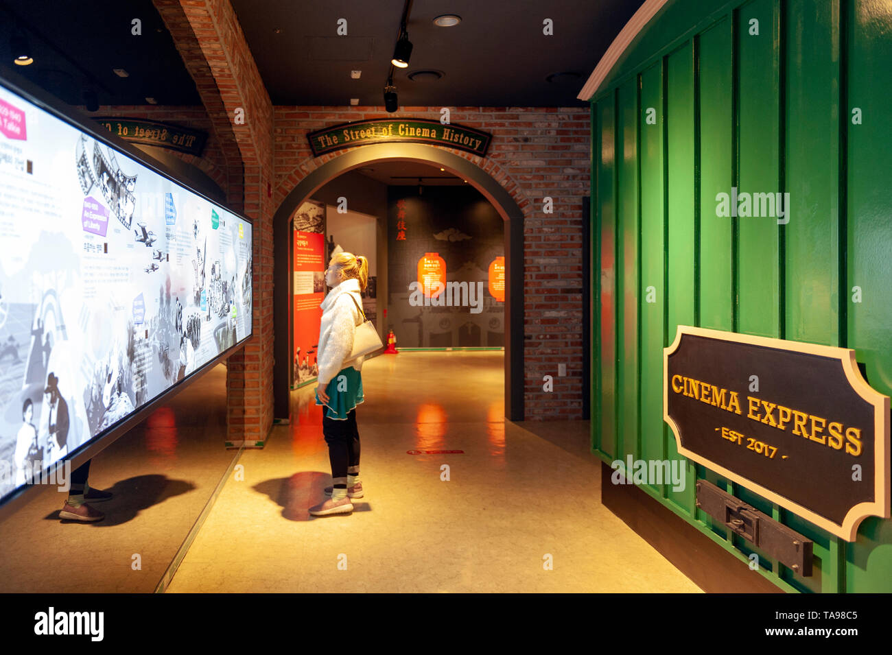 Korean cinematic history and evolution exhibiting at Busan Museum of ...