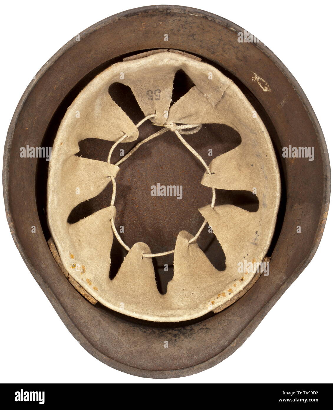 A steel helmet M 40 for NSKK members Braun lackierte Stahlglocke ...