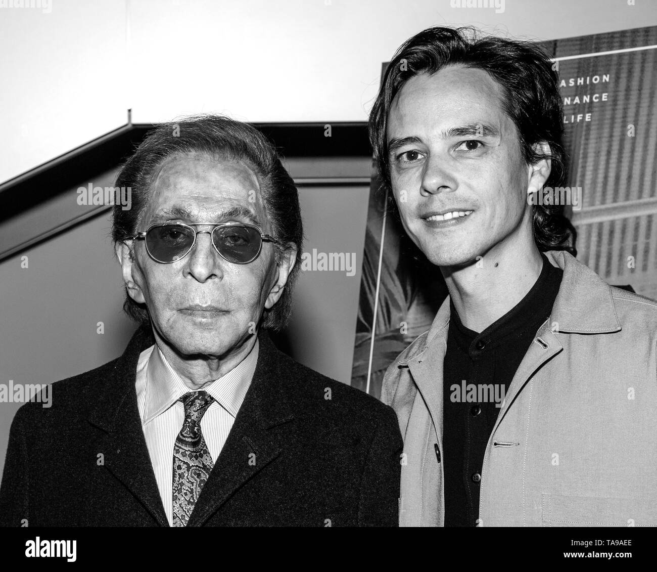 New York, NY - May 22, 2019: Valentino and Frédéric Tcheng attend The ...