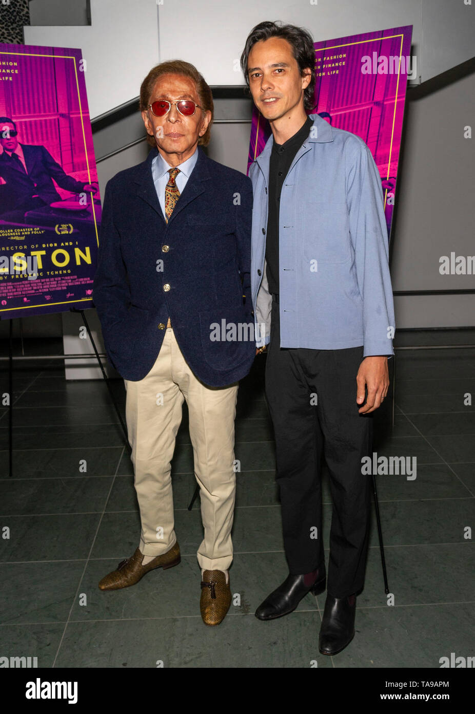 New York, NY - May 22, 2019: Valentino and Frédéric Tcheng attend The ...