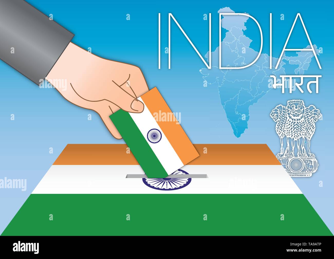 Delhi election Stock Vector Images - Alamy