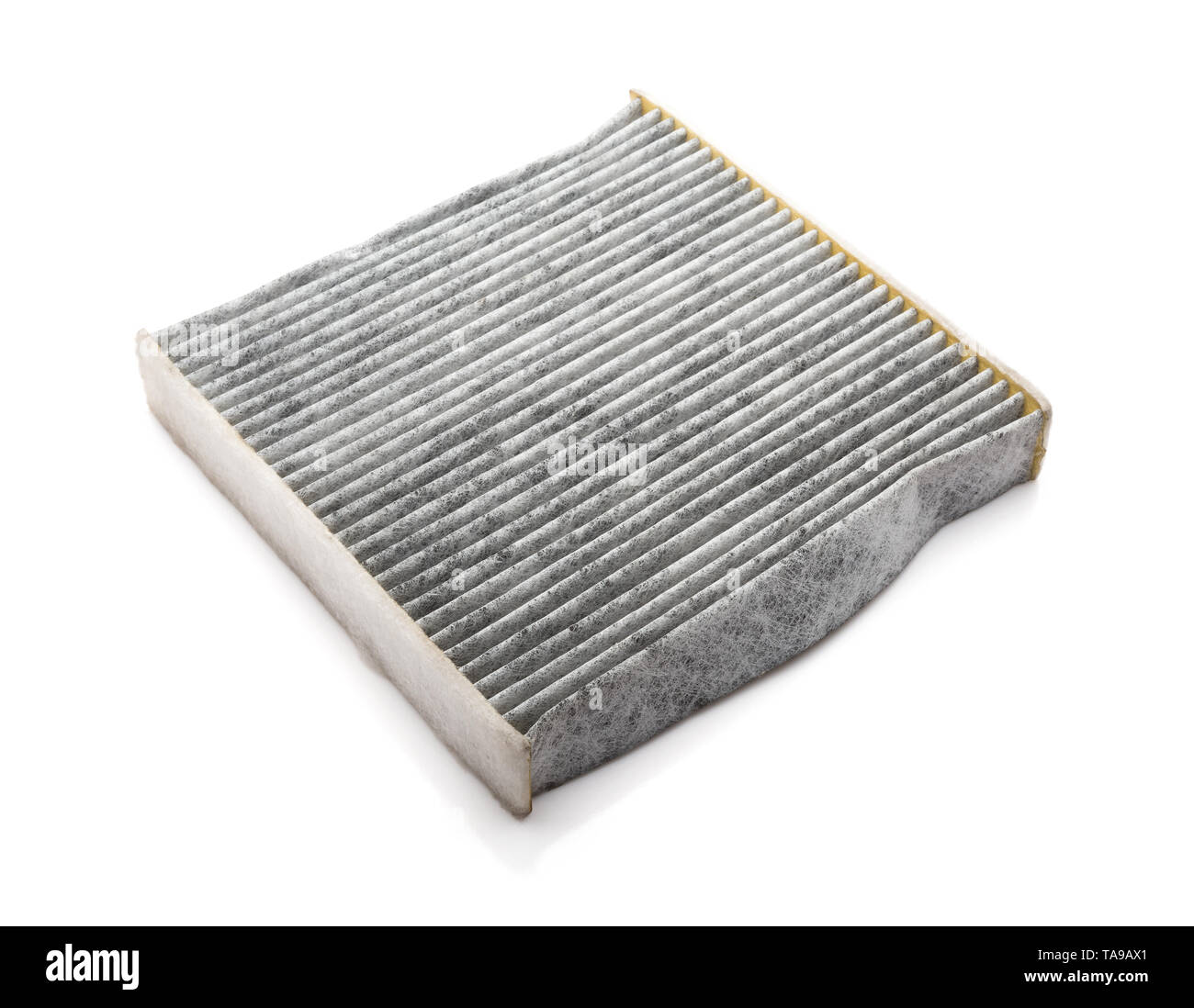 air filter on a white background Stock Photo - Alamy