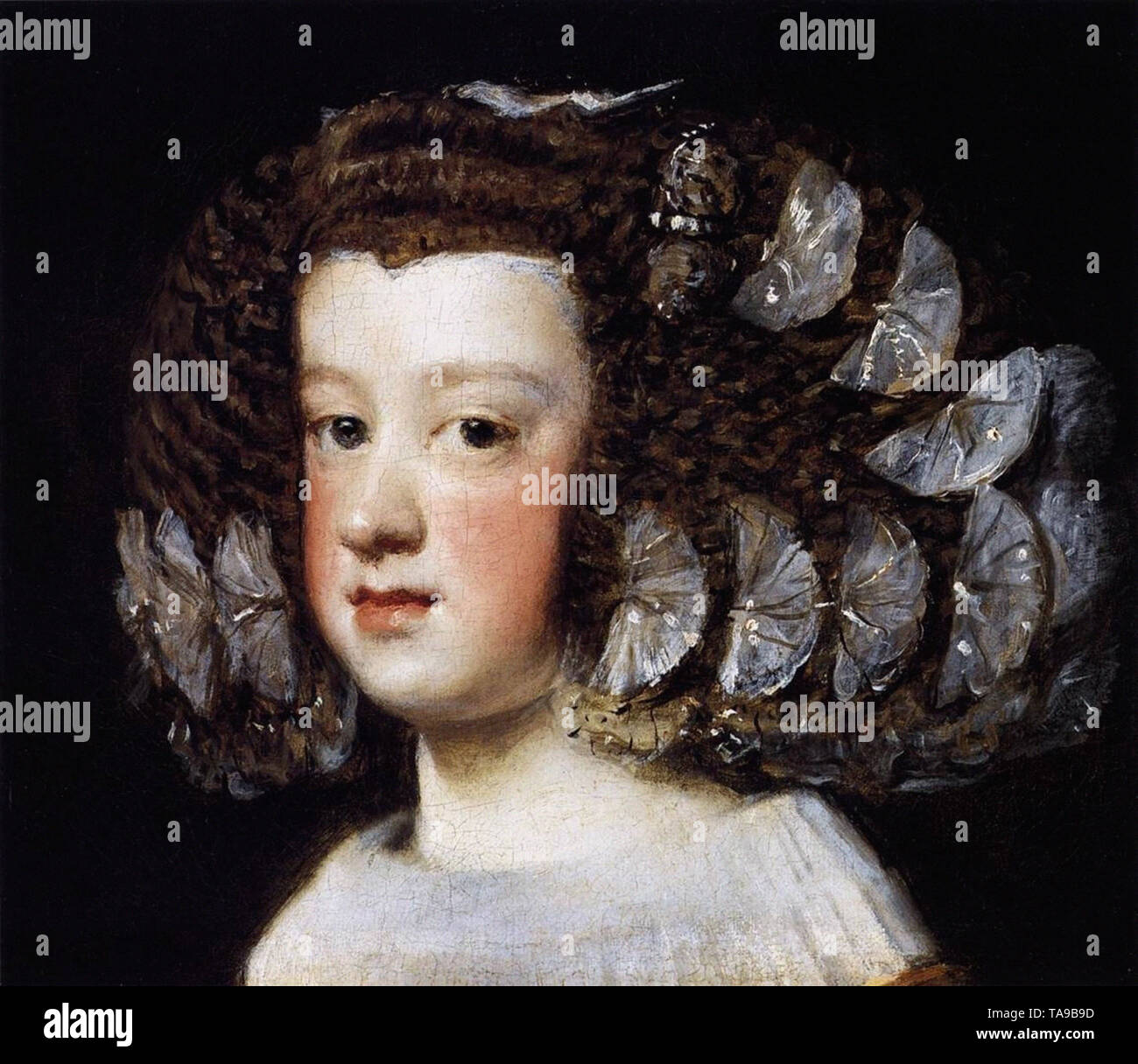 Diego Velázquez - infanta maria teresa 1651 Stock Photo - Alamy