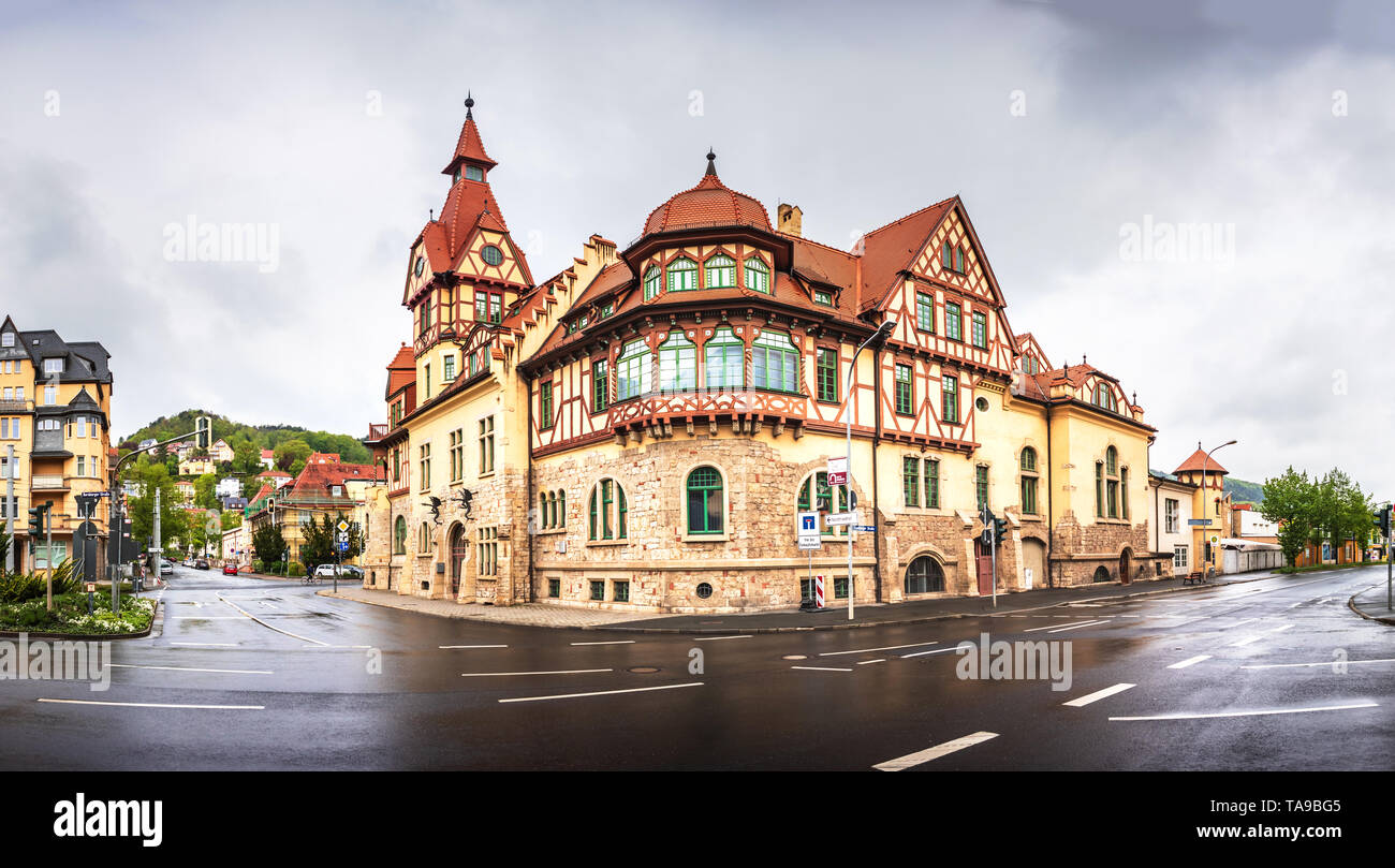 JENA, GERMANY - CIRCA APRIL, 2019: Nollendorfer Platz of Jena in ...