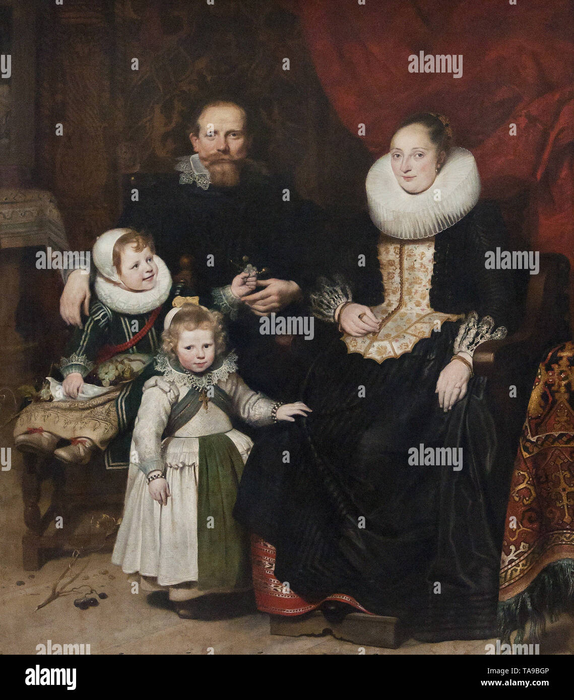 De Vos - Portrait Artist With His Family 1621 Stock Photo - Alamy