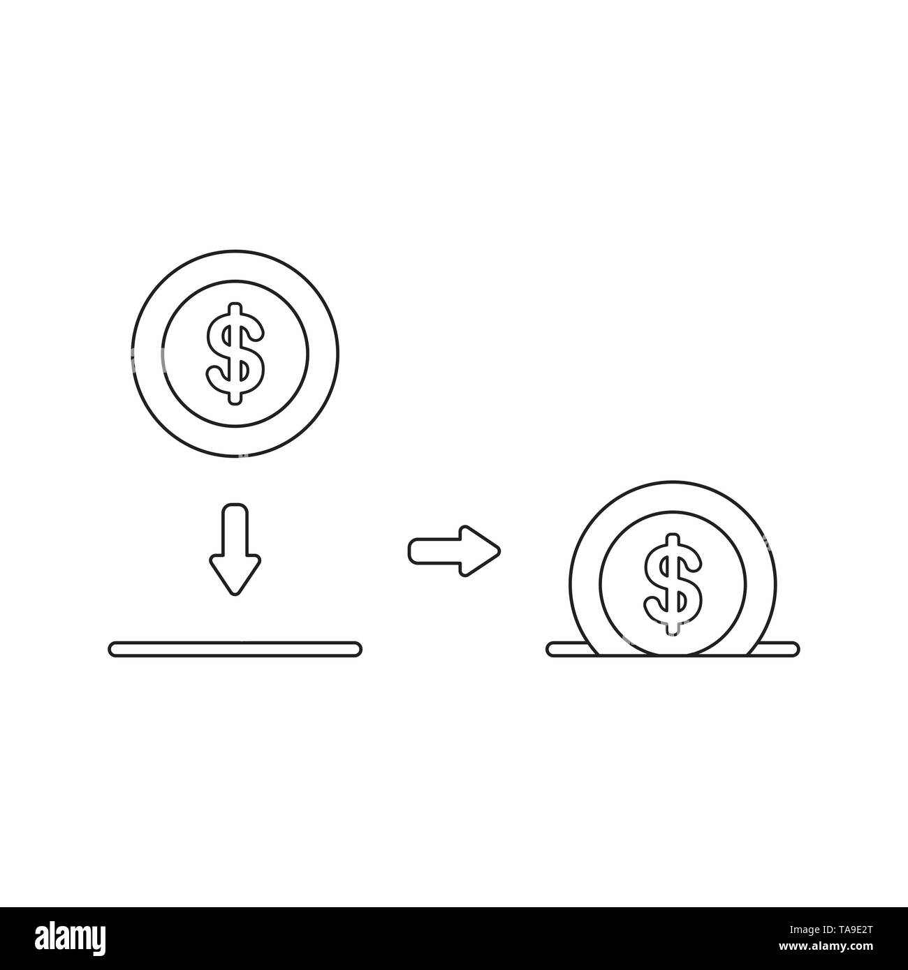 Deposit hole Stock Vector Images - Alamy