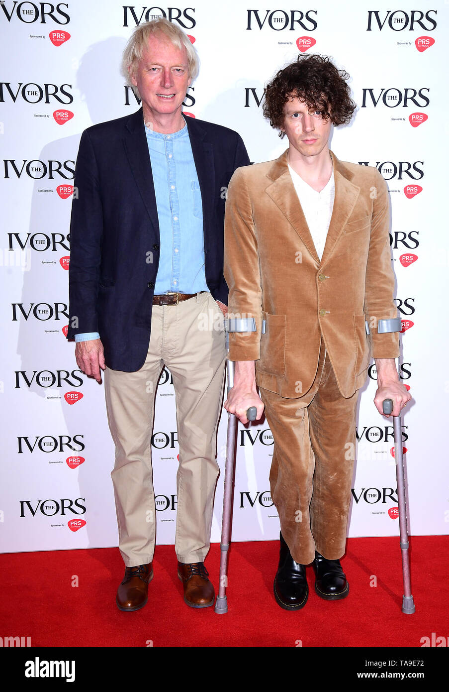 Blaine Harrison (right) and guest during the Annual Ivor Novello ...