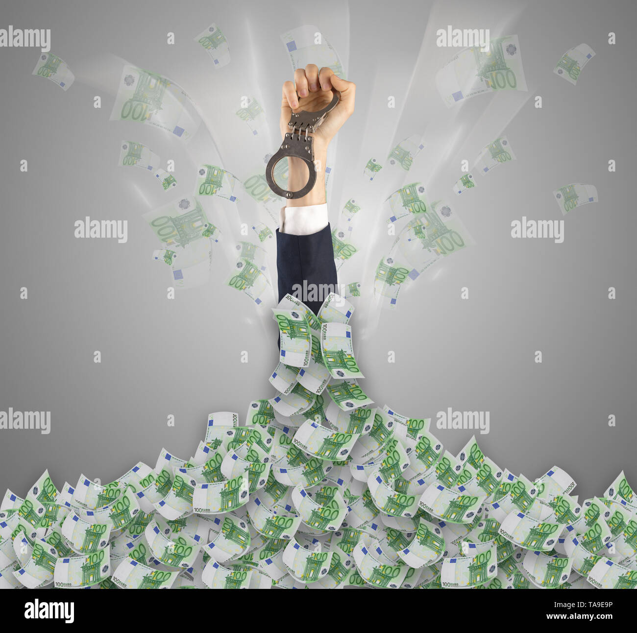 Human hand buried in hi-res stock photography and images - Alamy