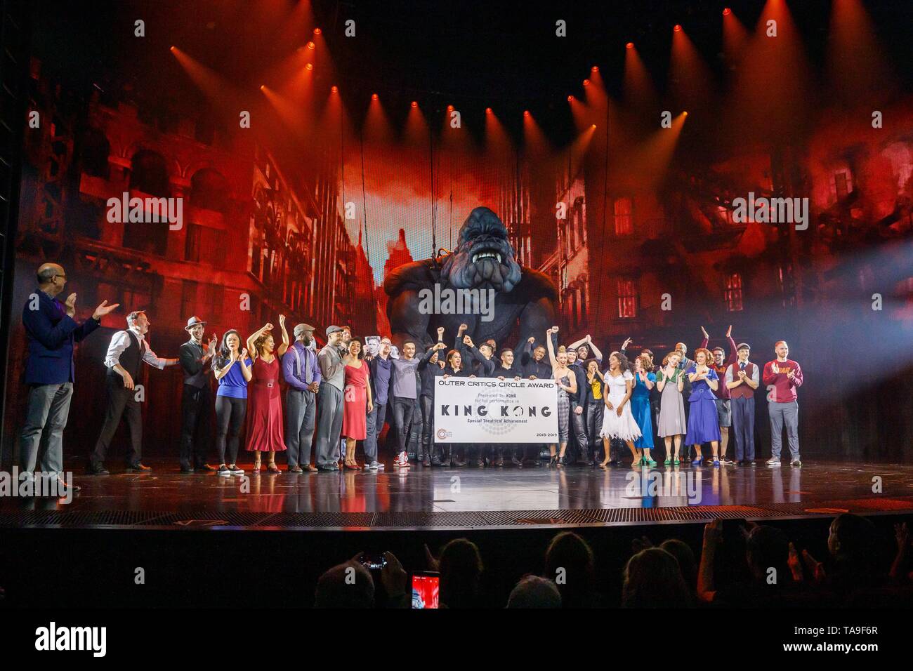 New York, NY, USA. 22nd May, 2019. Cast of King Kong, King's Company at ...
