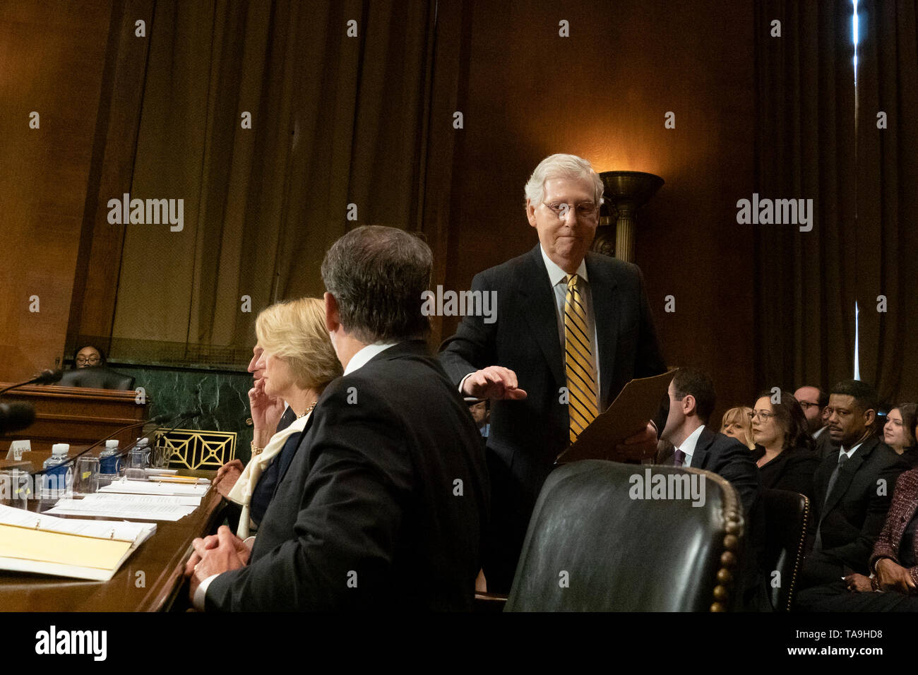United States Senate Majority Leader Mitch McConnell (Republican of ...
