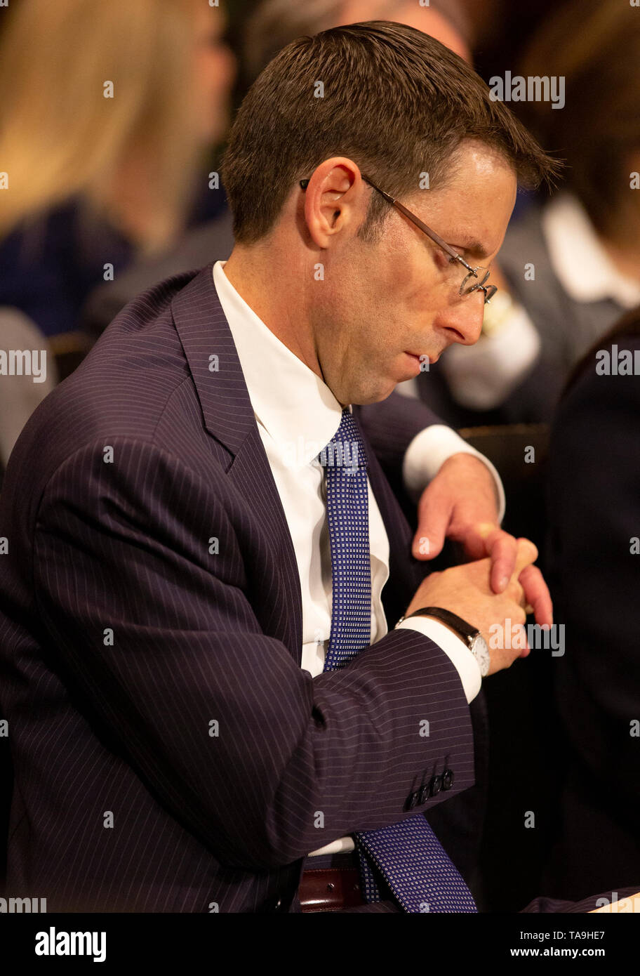 Daniel Bress appears before the Senate Judiciary Committee for his ...