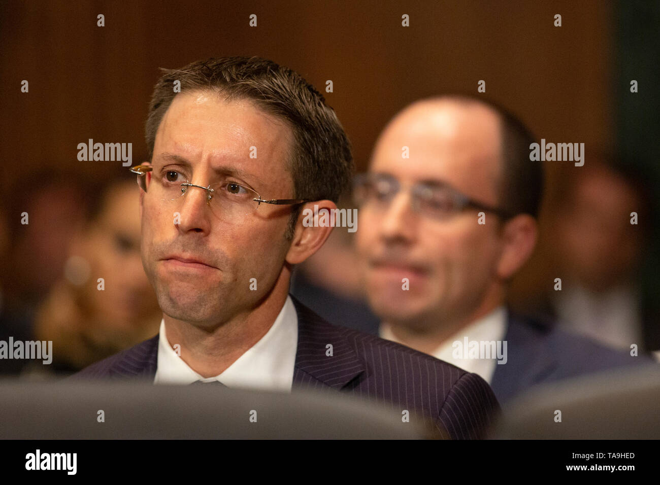 Daniel Bress appears before the Senate Judiciary Committee for his ...