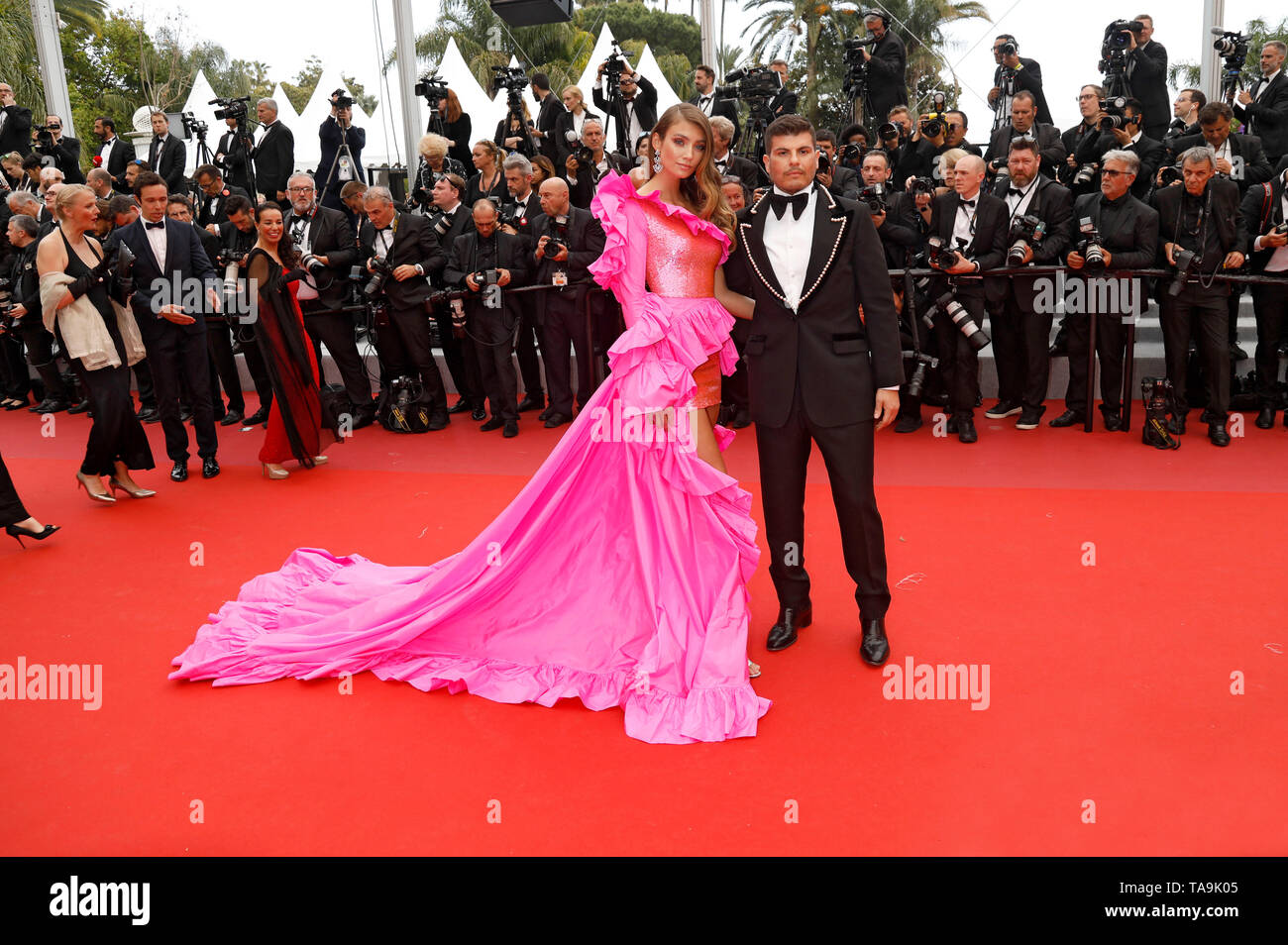 Cannes, France. 22nd May, 2019. Lorena Rae and Eli Mizrahi attending ...