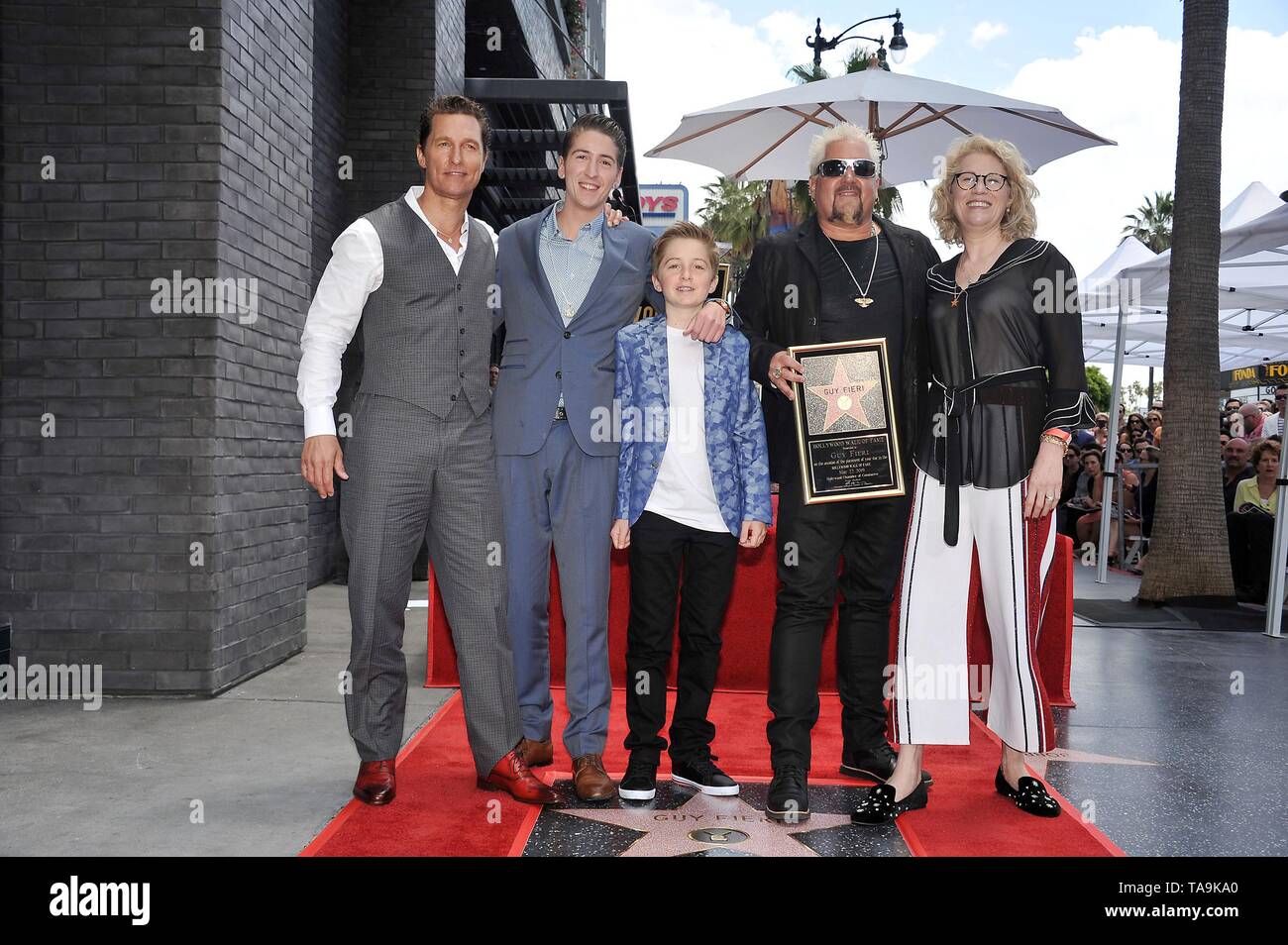 Los Angeles, CA, USA. 22nd May, 2019. Matthew McConaughey, Hunter Fieri ...
