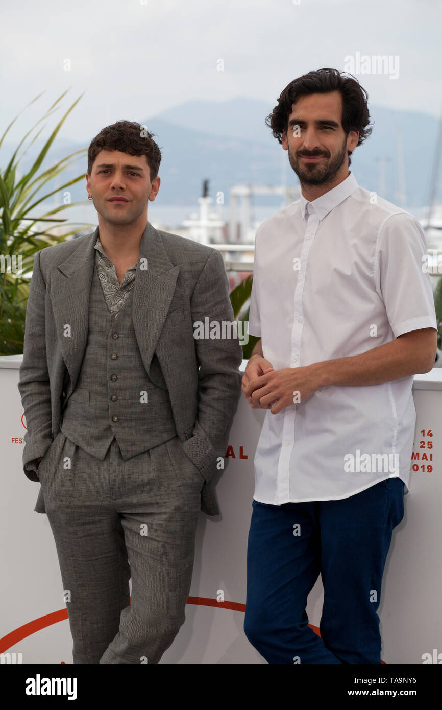 Cannes, France. 23rd May 2019. Director Xavier Dolan and actor Gabriel ...