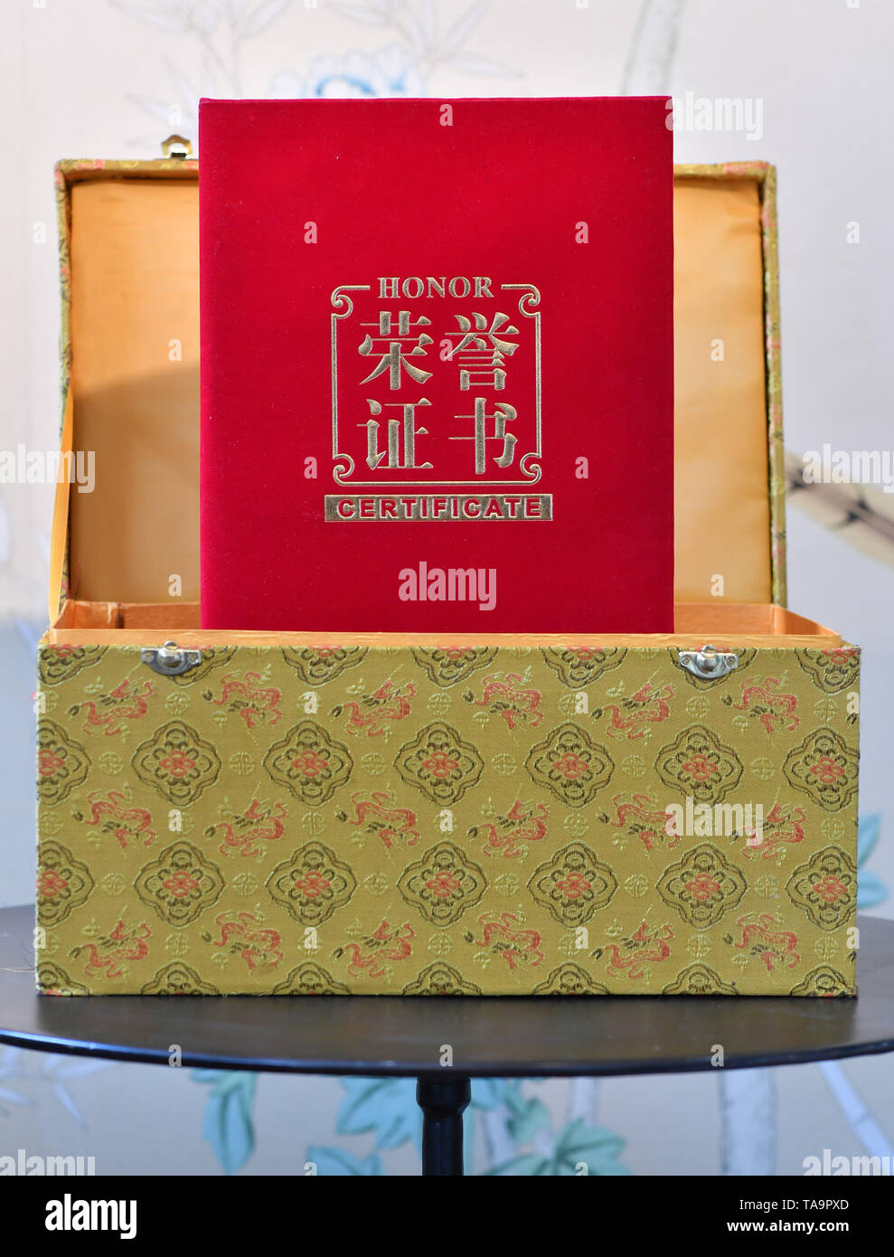 23 May 2019, Thuringia, Seitenroda: The "CTW - Chinese Tourist Welcome ...