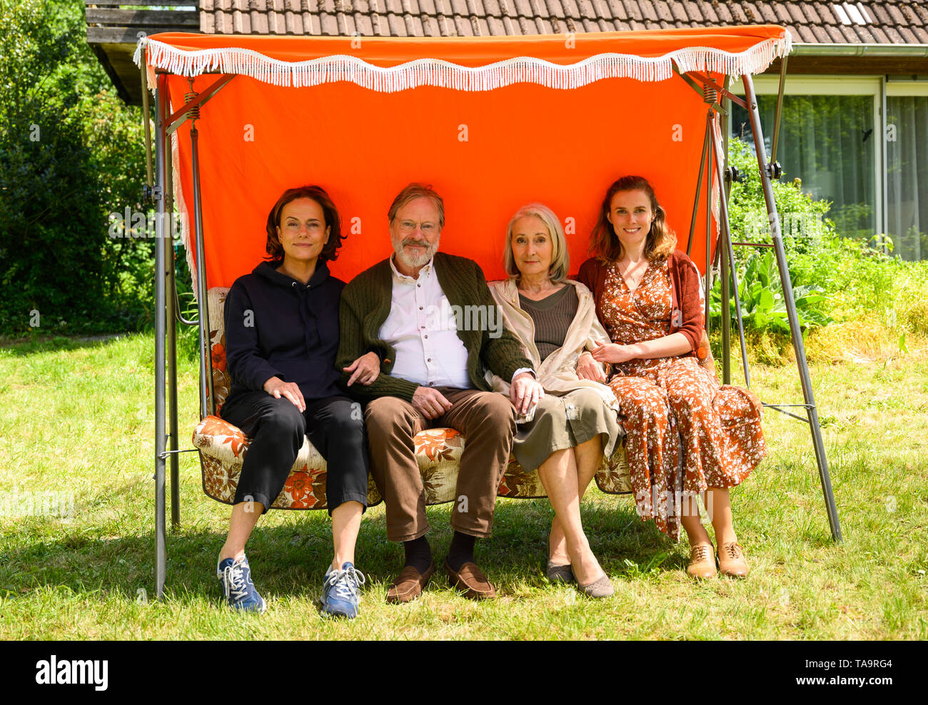 Lehrte, Germany. 23rd May, 2019. Claudia Michelsen (l-r), actress ...