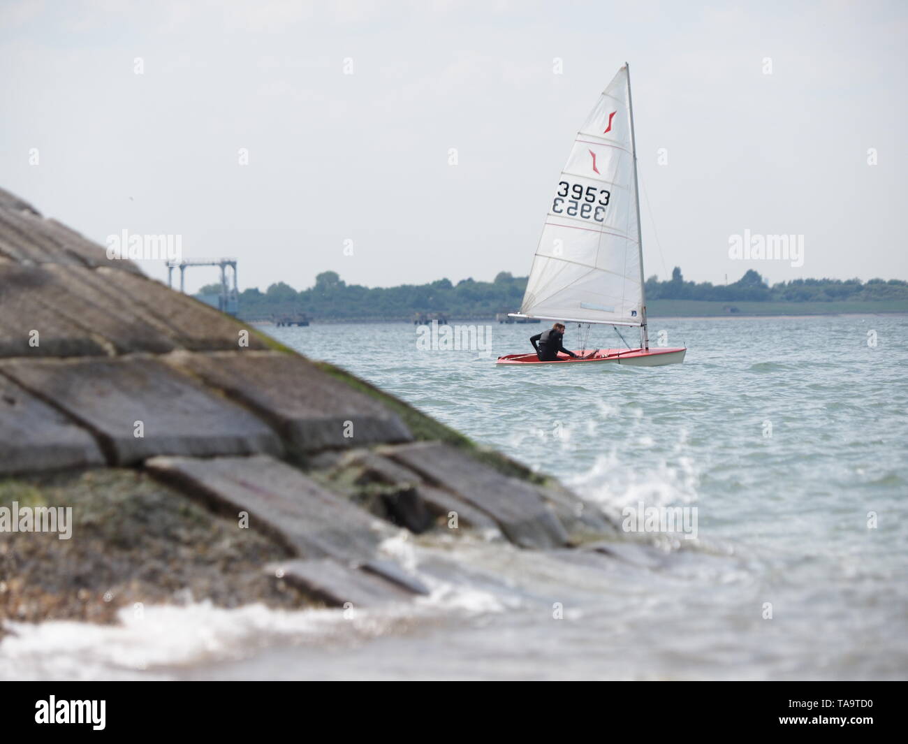 Solo class dinghy hi-res stock photography and images - Alamy