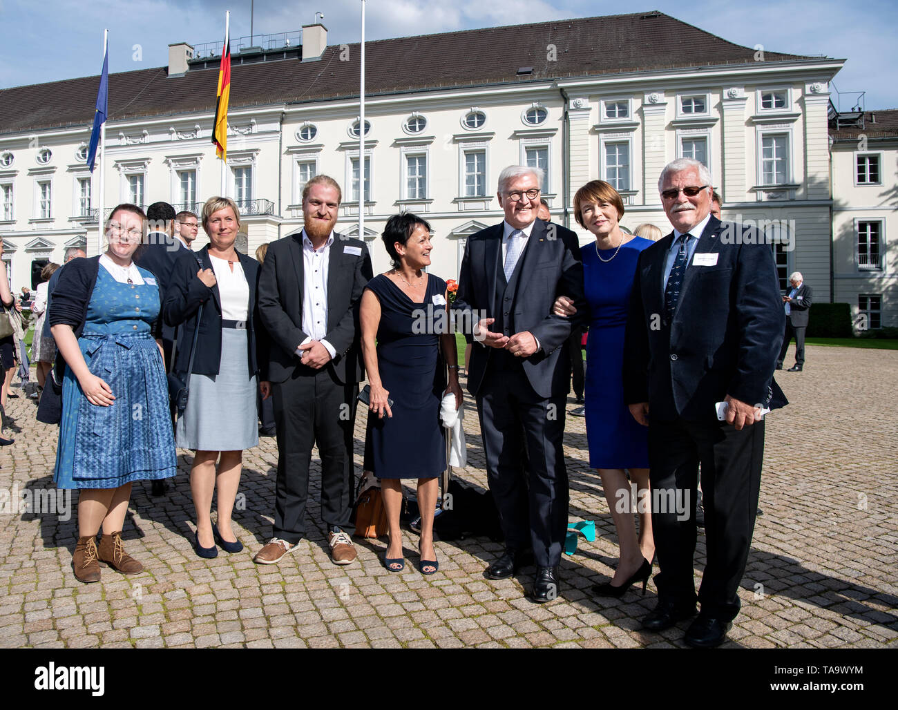 23 May 2019, Berlin: Paulina Pruscini (l-r), Angelika Kott, Sebastian ...