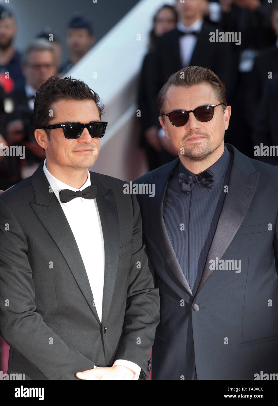 Cannes, France. 23rd May, 2019. Leonardo DiCaprio and Orlando Bloom at ...