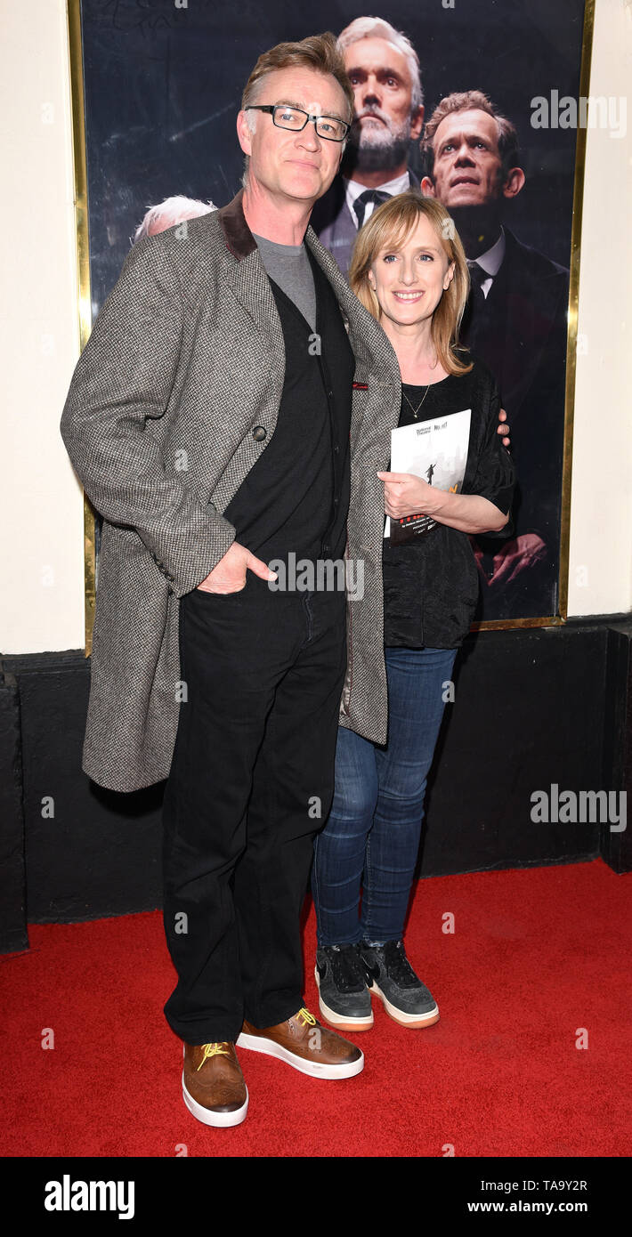 London, UK. Raymond Coulthard, Jenna Russell at The Lehman Trilogy ...