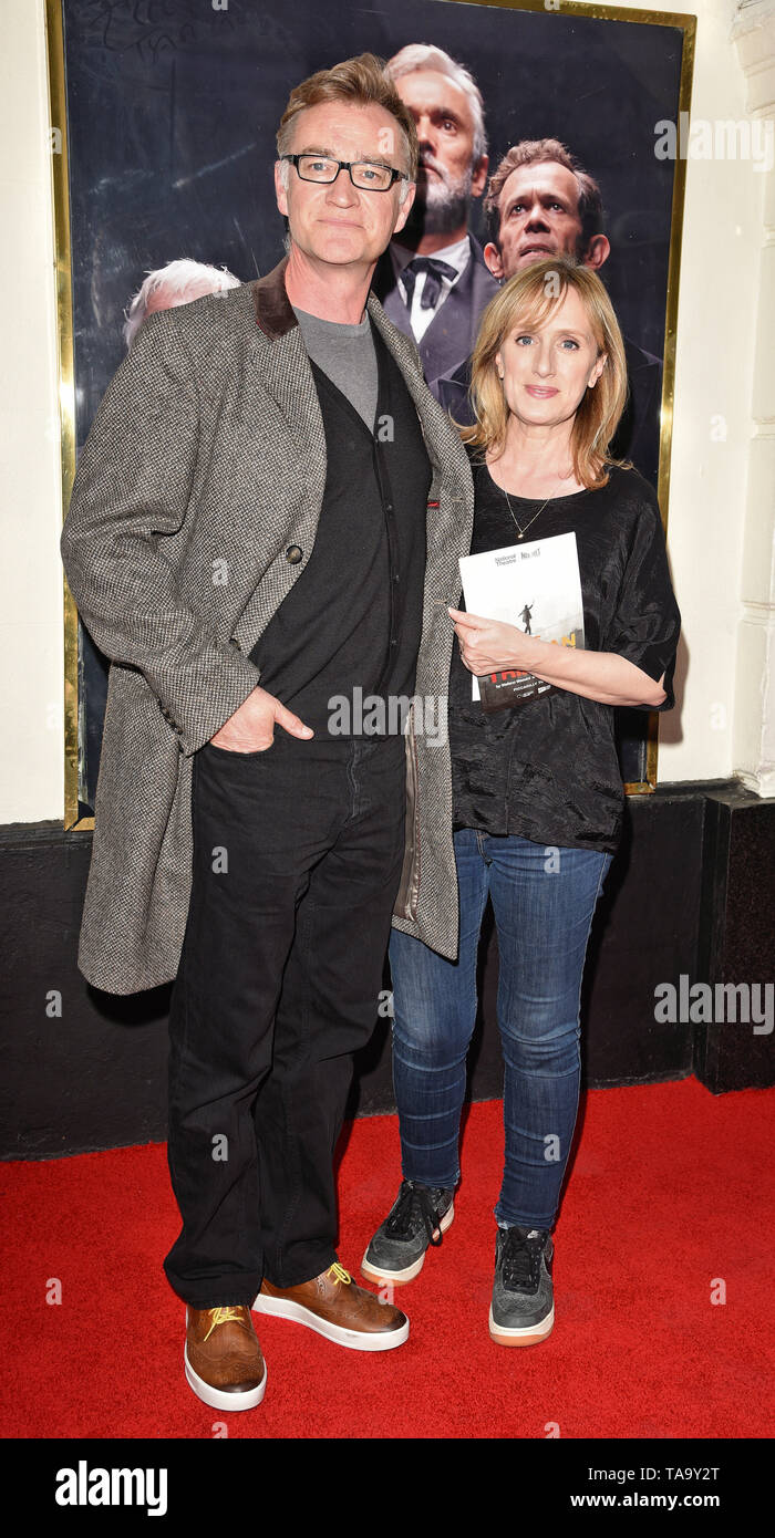 London, UK. Raymond Coulthard, Jenna Russell at The Lehman Trilogy ...