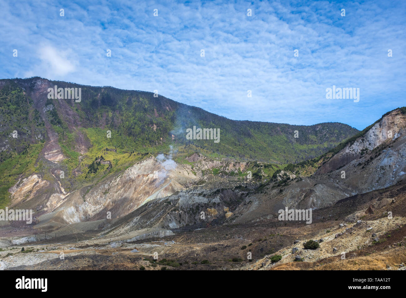 Beautiful landscape of mount Papandayan. Papandayan Mountain is one of ... Beautiful landscape of mount Papandayan. Papandayan Mountain is one of ...
