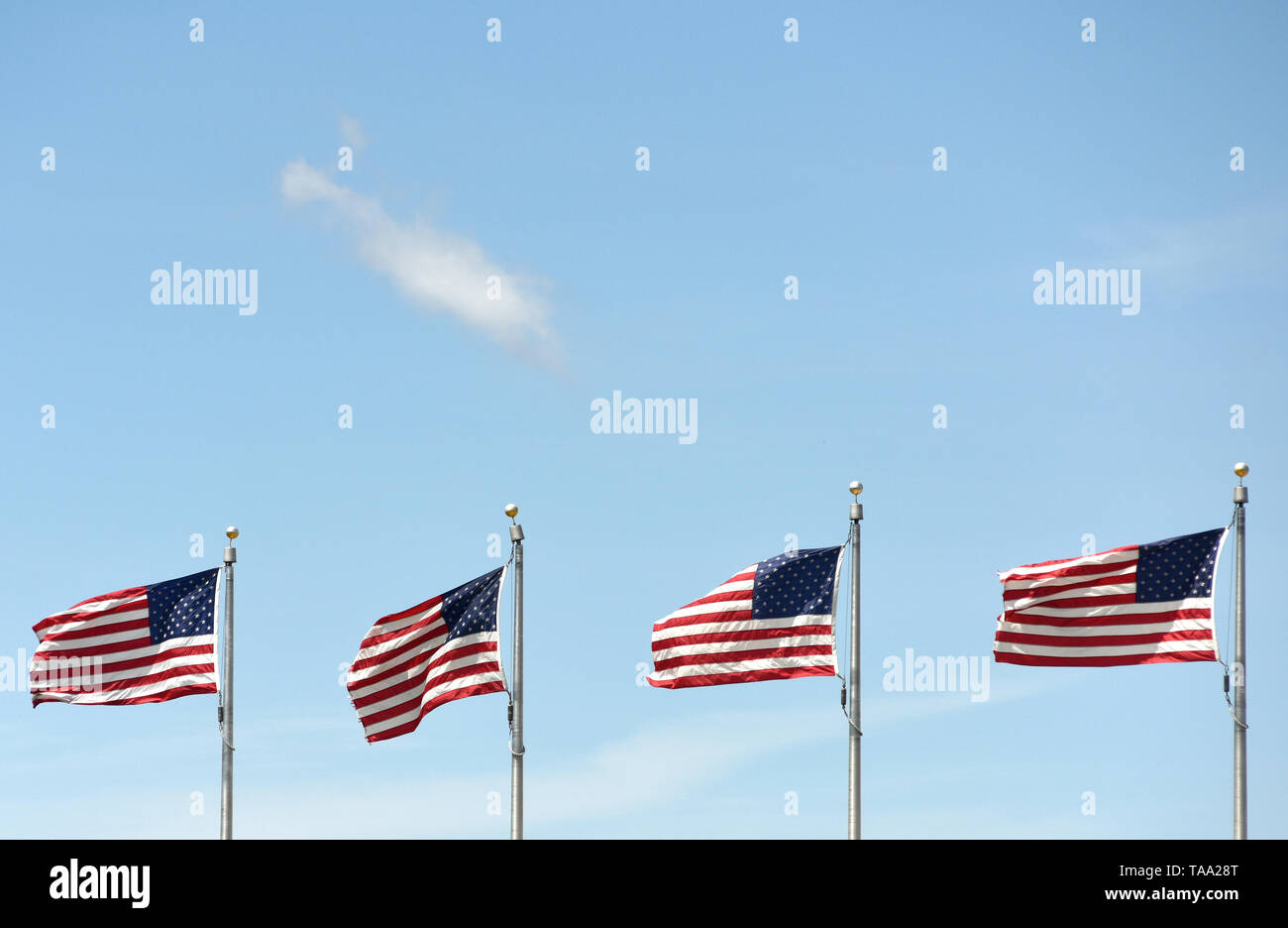 Red flags waving hi-res stock photography and images - Alamy
