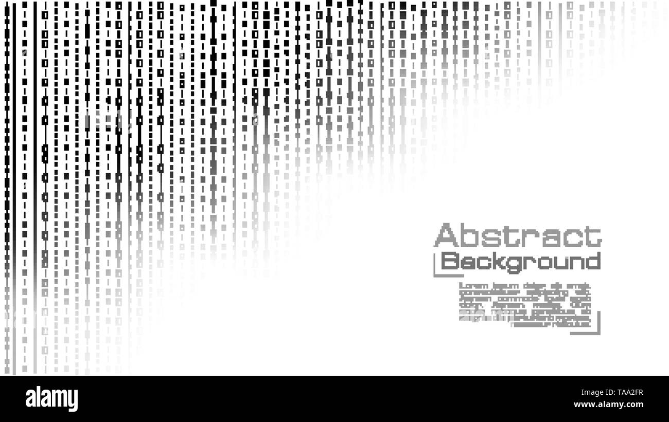 Vector Streaming Binary Code On White Background Stock Vector Image And Art Alamy