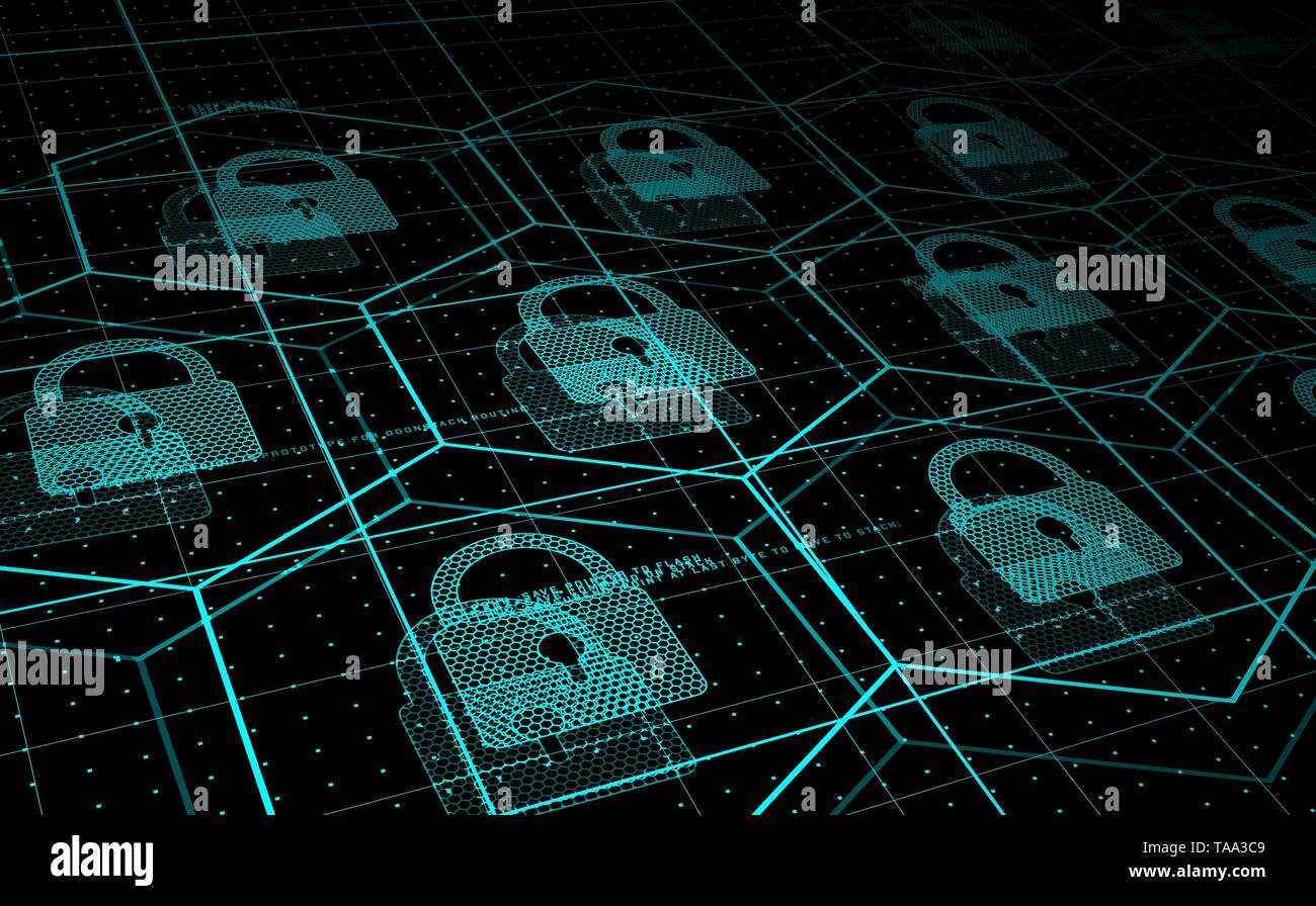 Cyber security, information security Stock Vector Image & Art - Alamy