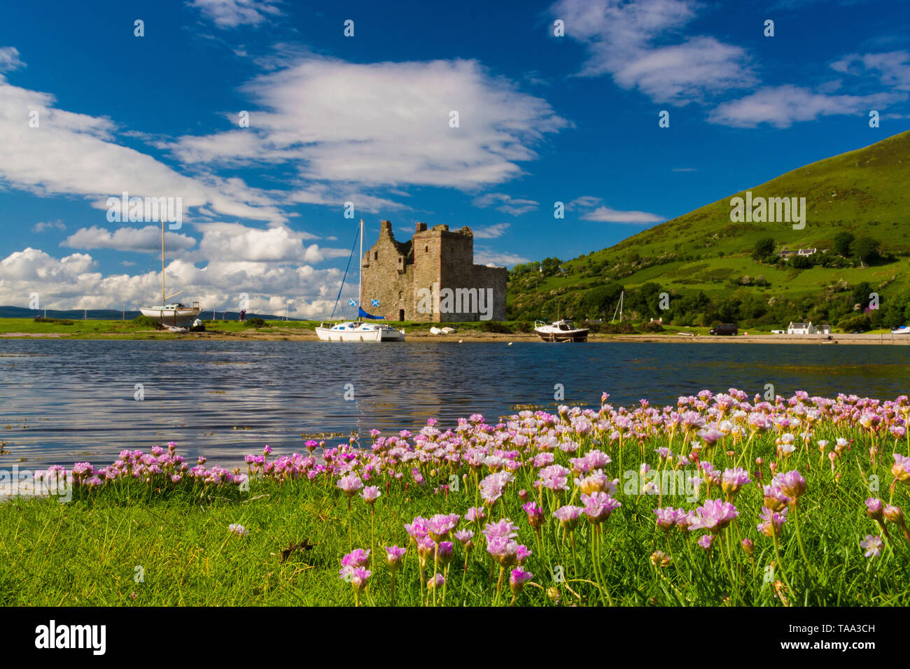 Lochranza Castle, Isle of Arran Stock Photo - Alamy