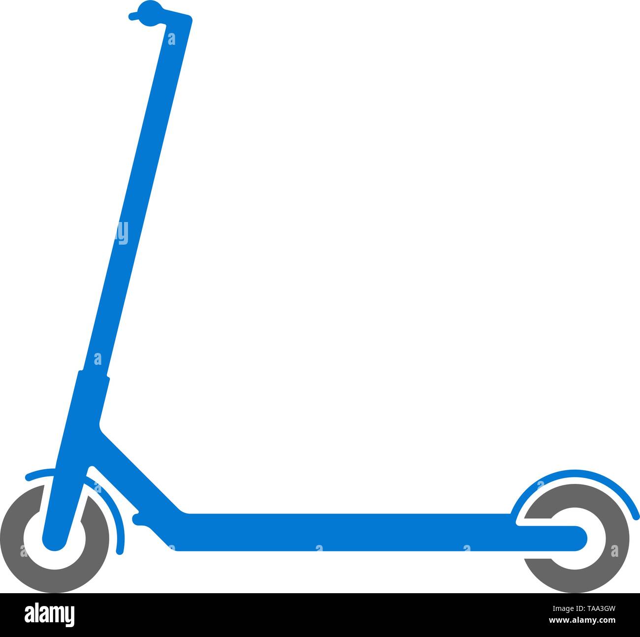 Electric scooter simple icon. Sport symbol. Vector illustration Stock ...