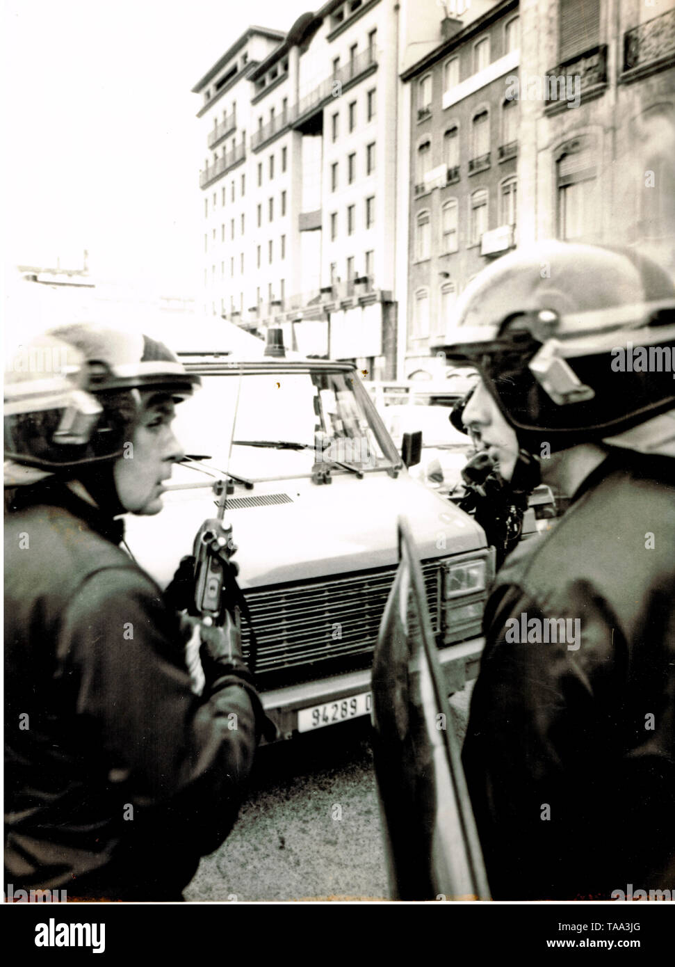 Police officers, maintain of order, Lyon, France Stock Photo - Alamy