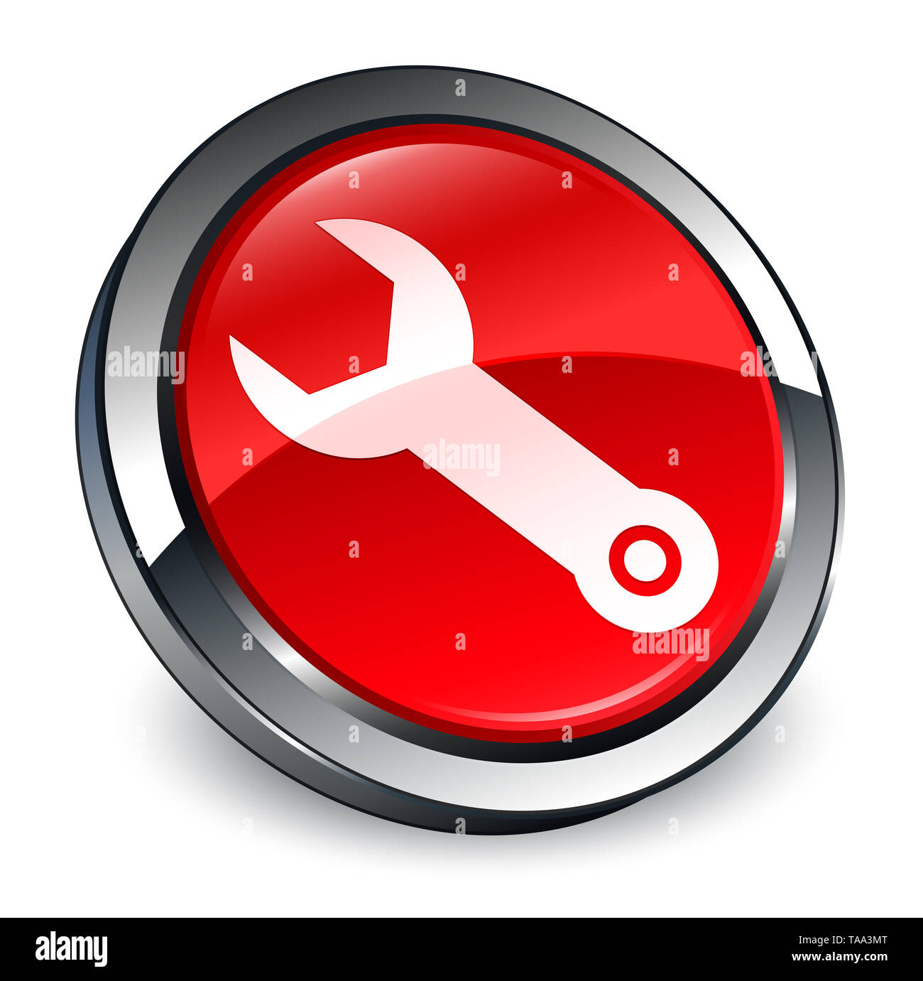 Abstract 3d illustration wrench hi-res stock photography and images - Alamy