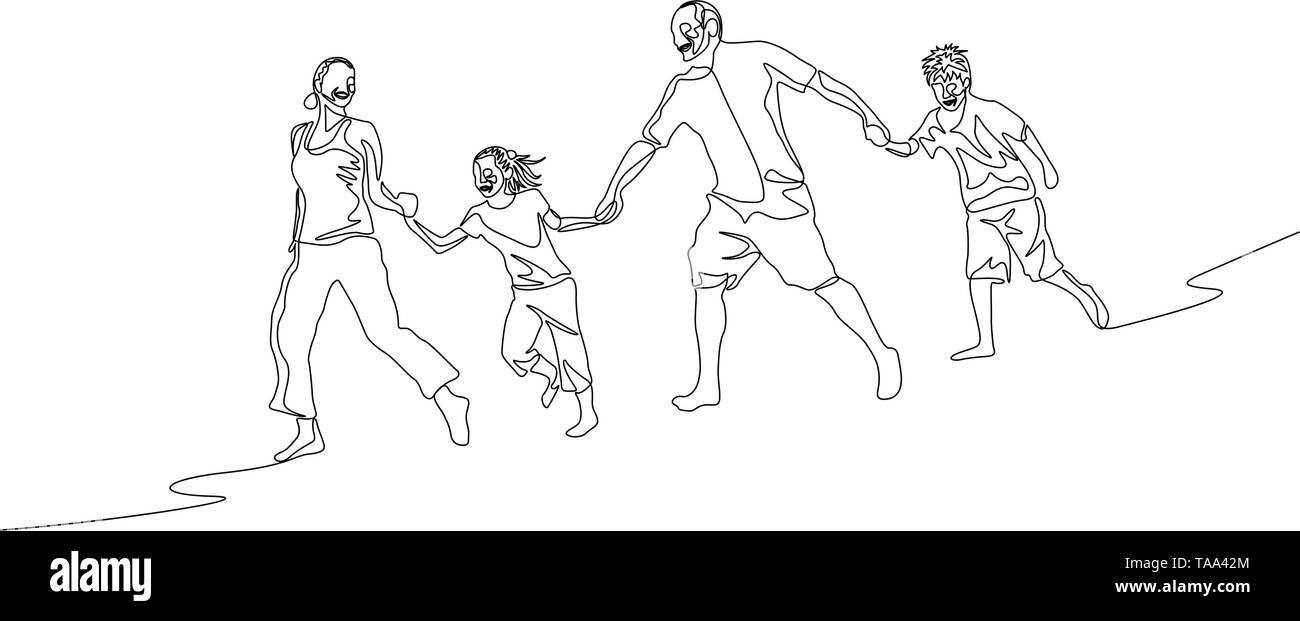 Continuous drawing in one Stock Vector Images - Alamy