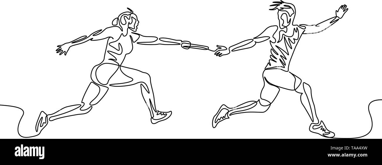 Shuttle run athlete Black and White Stock Photos & Images - Alamy