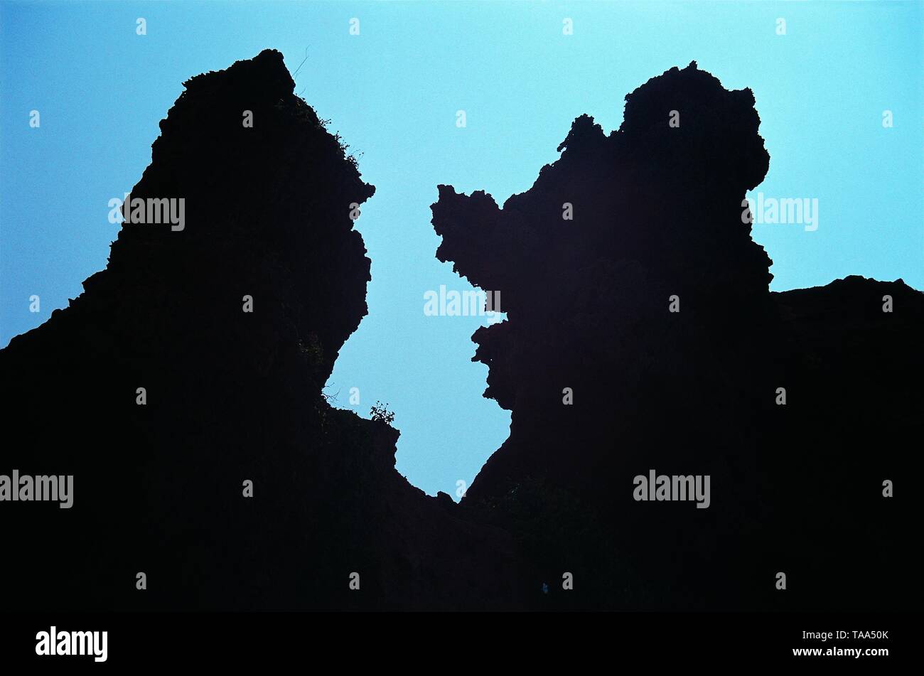 Sea Stacks , Saurashtra, Gujarat, India, Asia Stock Photo - Alamy