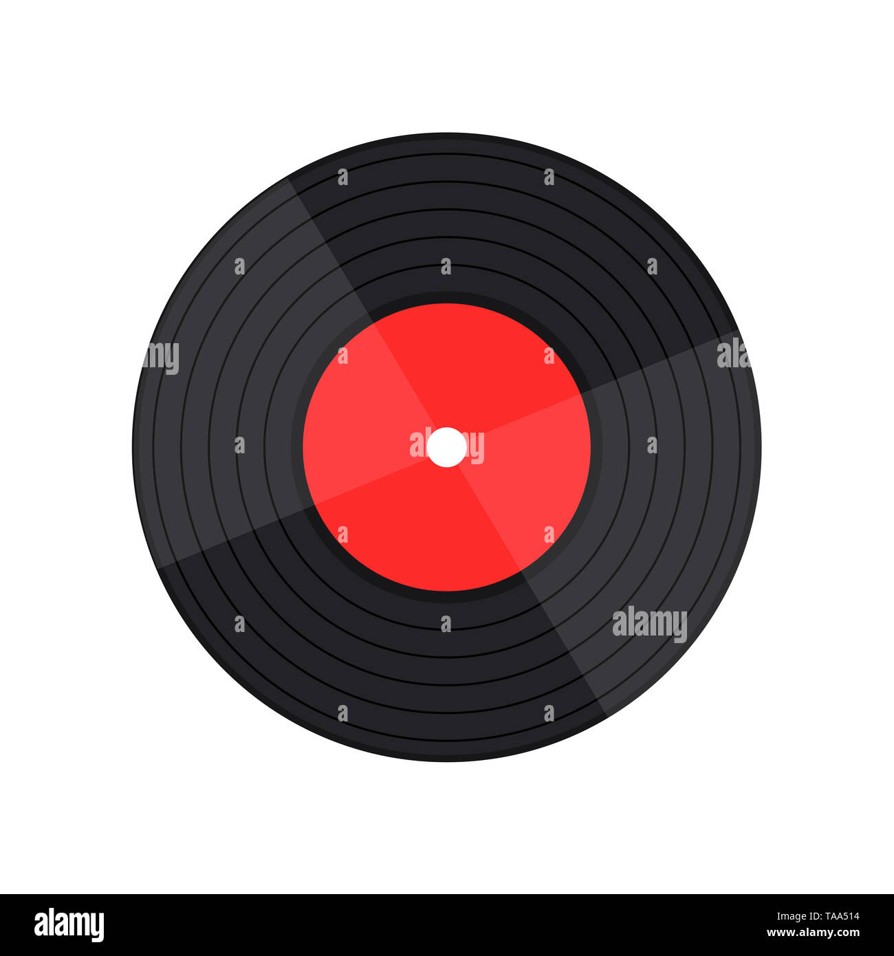 vinyl record music vector with vinyl record word Stock Photo - Alamy