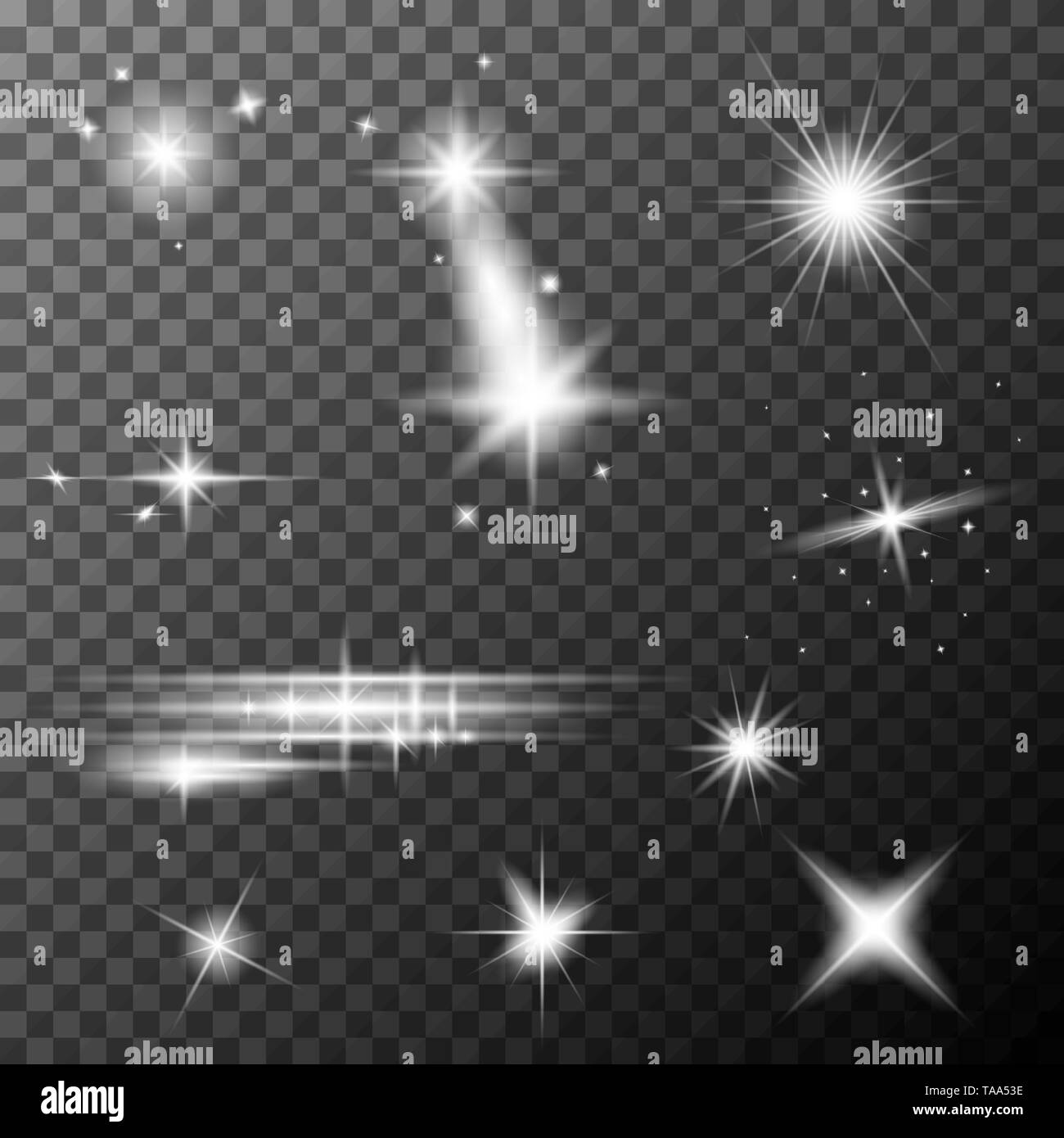 Lens optical flares Stock Vector Images - Alamy
