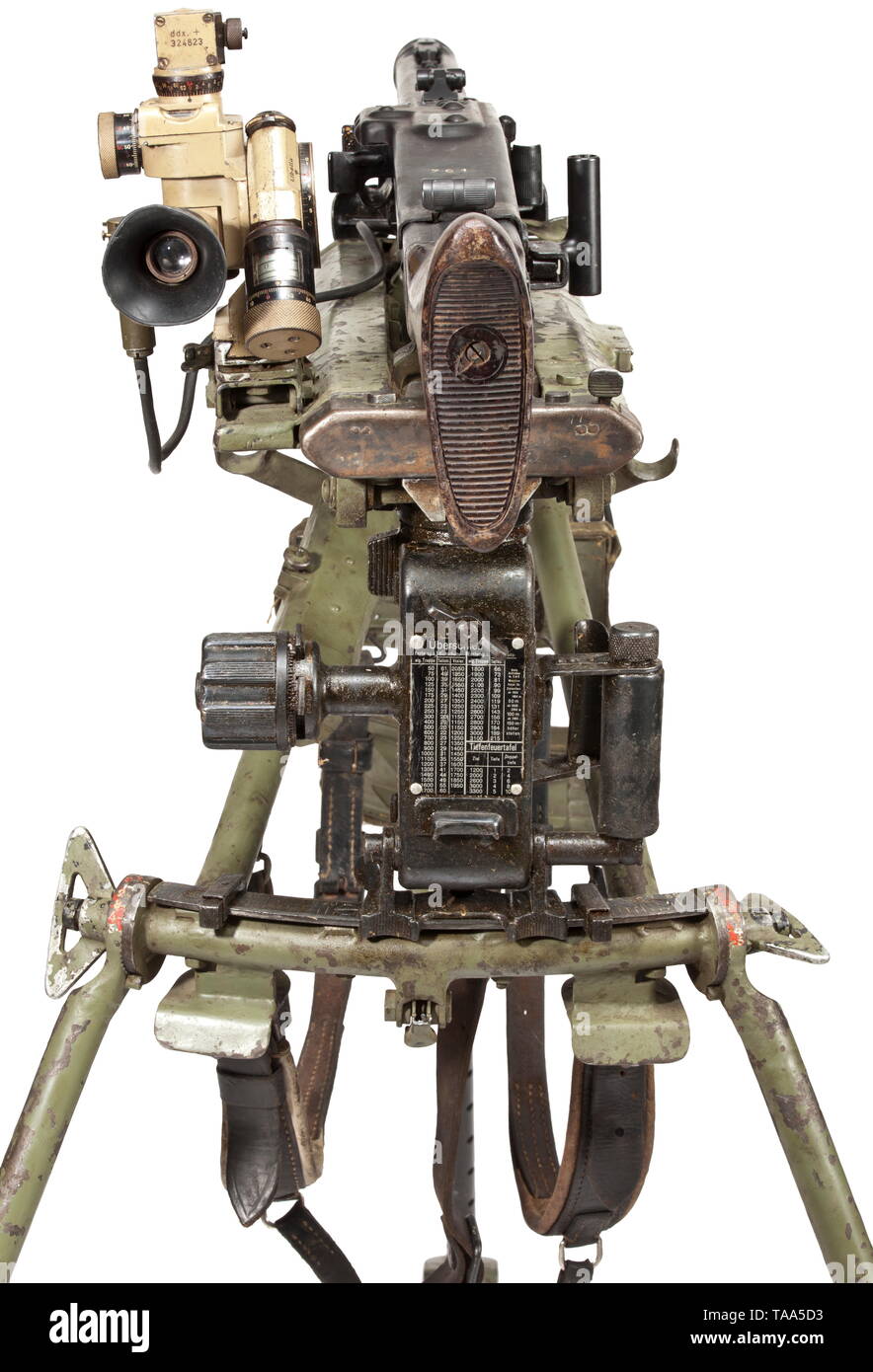 An original MG 42 on field carriage, de-activated weapon Cal. 8 x 57 ...