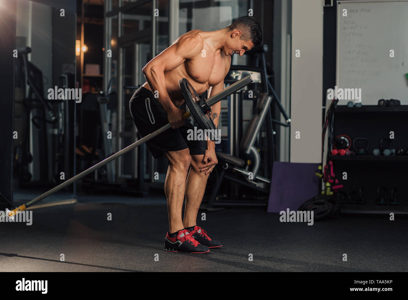 Back row gym hi-res stock photography and images - Alamy