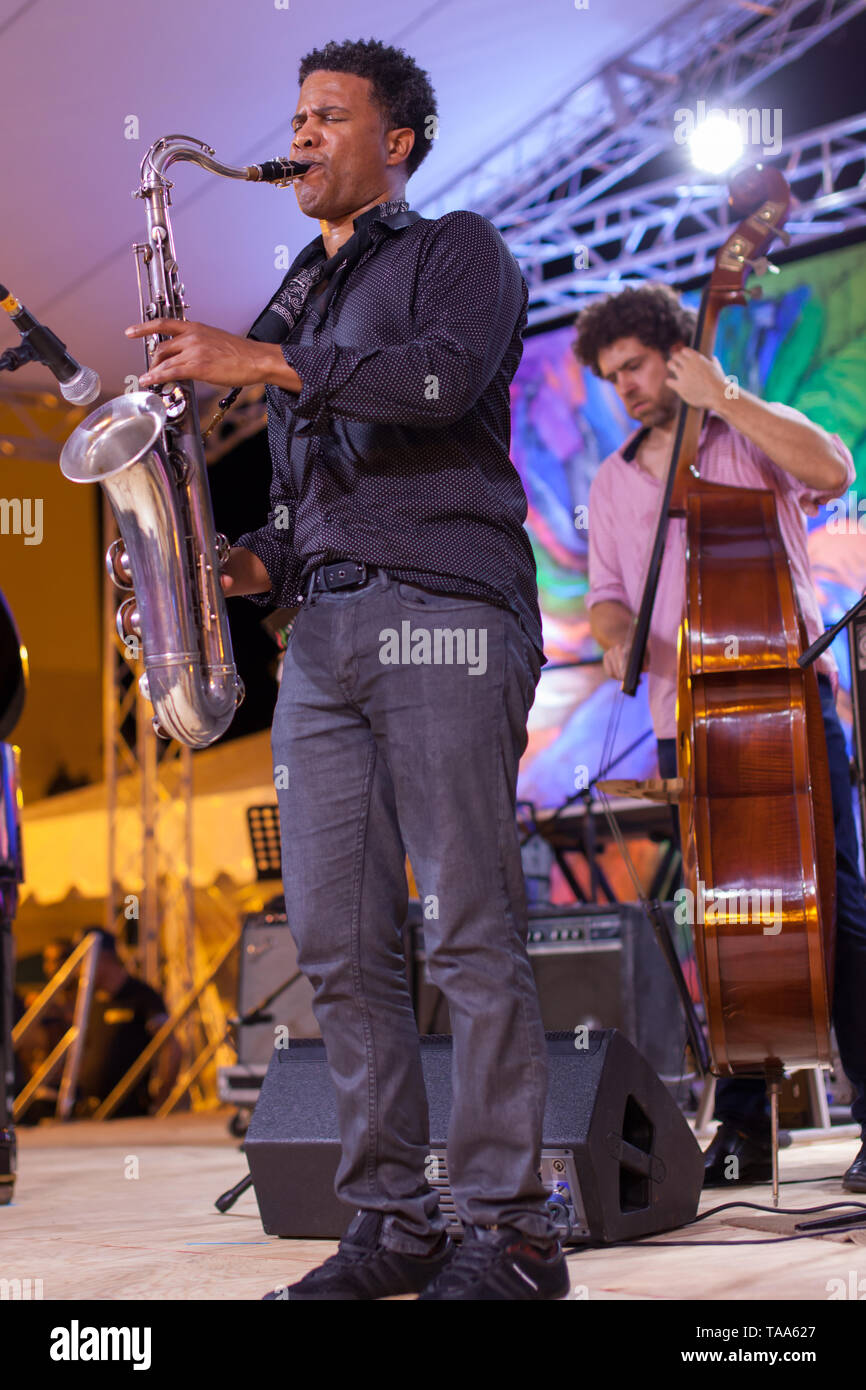 Musicians performing on stage at the DR Jazz Festival Stock Photo - Alamy