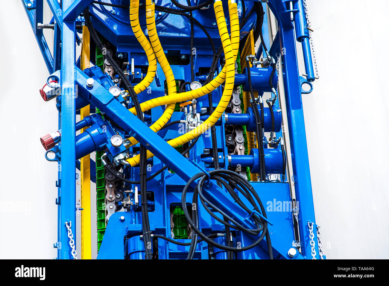 coiled tubing machine to work in the oil fields Stock Photo - Alamy