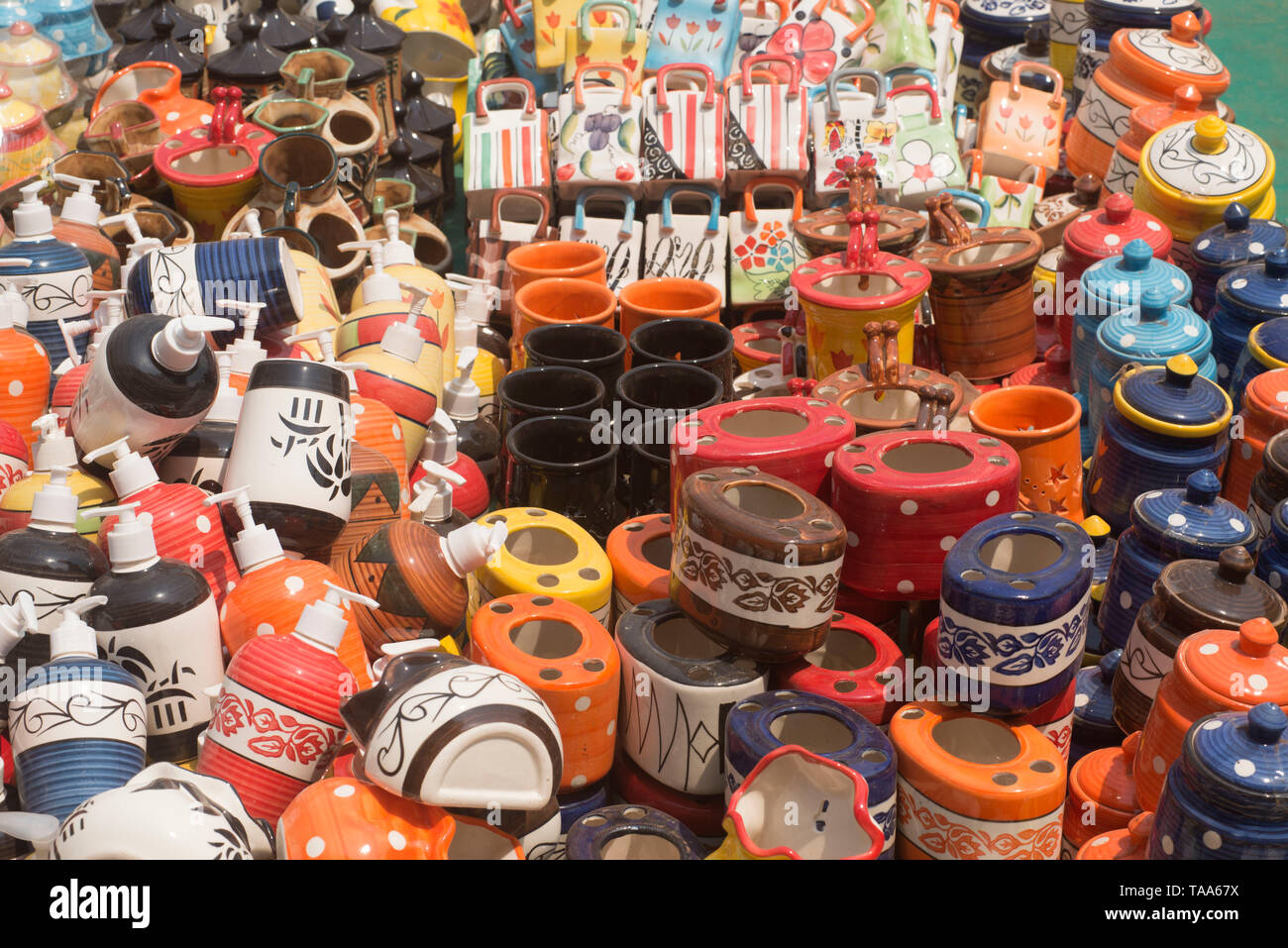 ceramic items, Thane, Maharashtra, India, Asia Stock Photo - Alamy