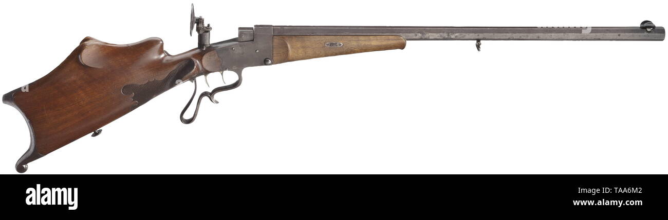 Civil long arms, modern systems, full stock rifle, calibre 4 mm ...