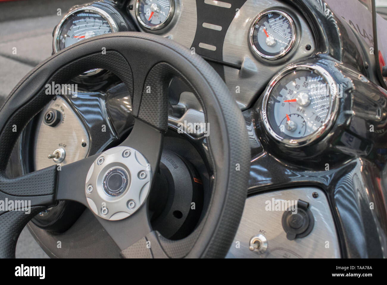 Dashboard powerboat hi-res stock photography and images - Alamy