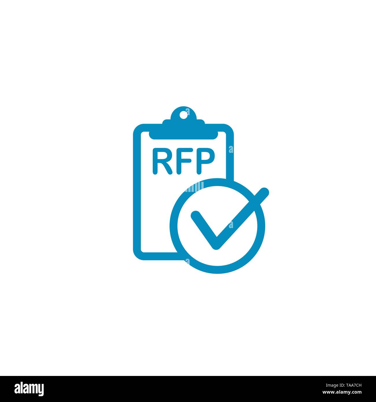 RFP Icon - request for proposal concept - idea Stock Vector Image & Art ...