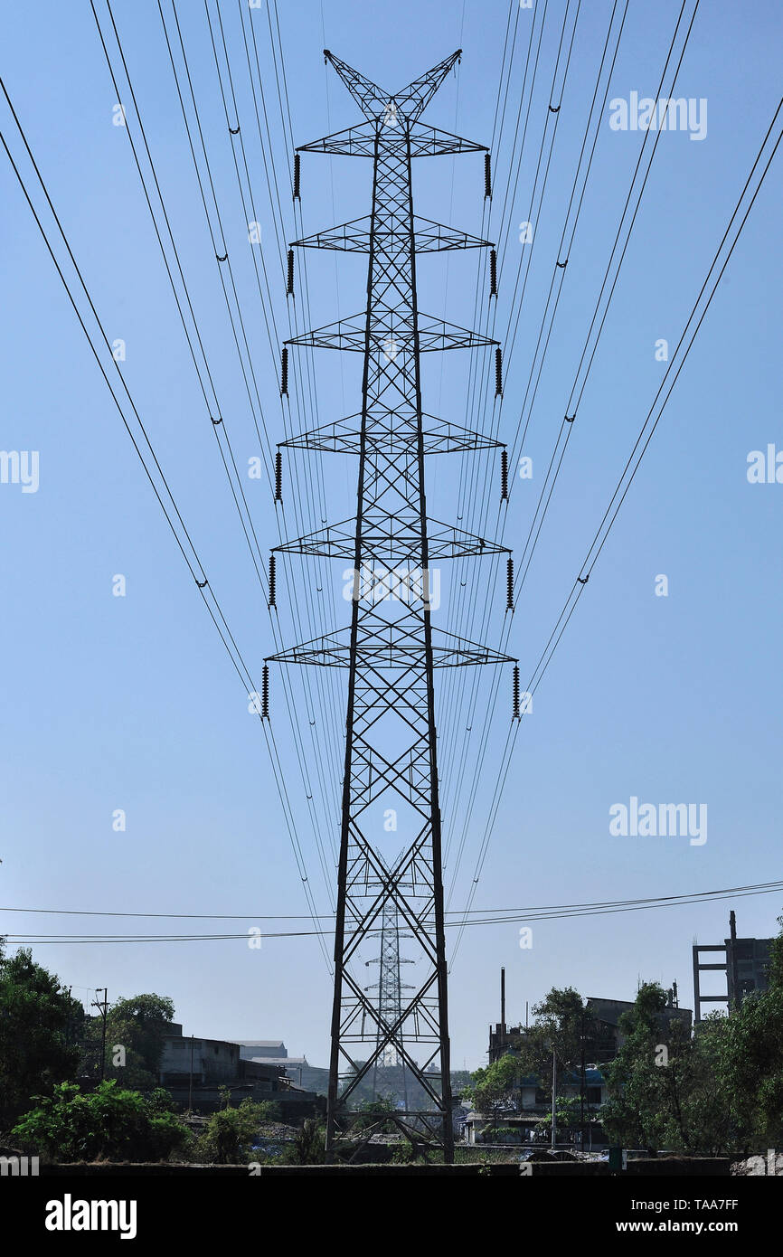 Power Lines India High Resolution Stock Photography and Images - Alamy